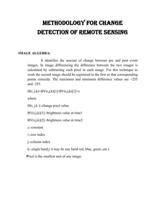 Satellite image Processing Seminar Report | DOCX