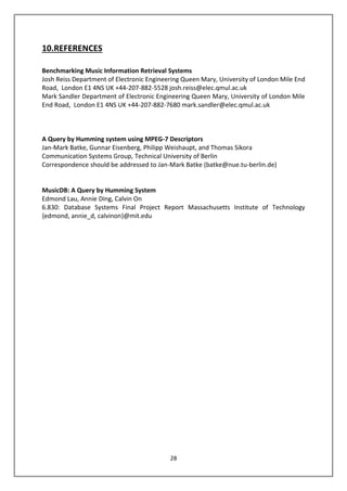 Query By Humming - Music Retrieval Technique | PDF