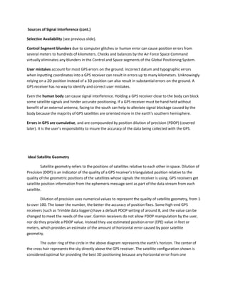 Seminar Report For GPS Technology | DOCX