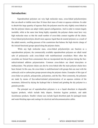 SUPERABSORBENT POLYMERS | DOCX