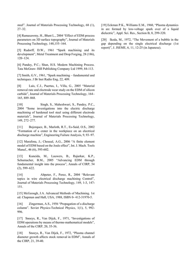 MRR Improvement in Electrical Discharge Machining | PDF
