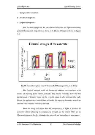 Light Transmitting Concrete or Transparent Concrete | PDF