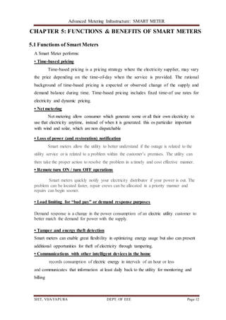 Advance Metering Infrastructure:Smart Meter | DOCX