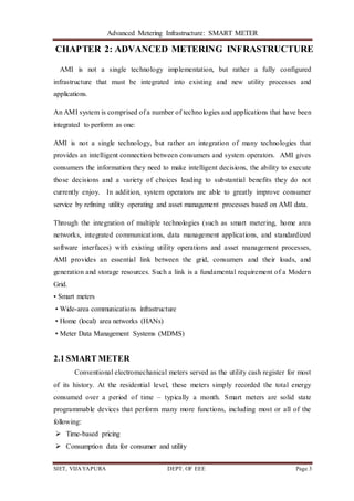 Advance Metering Infrastructure:Smart Meter | DOCX