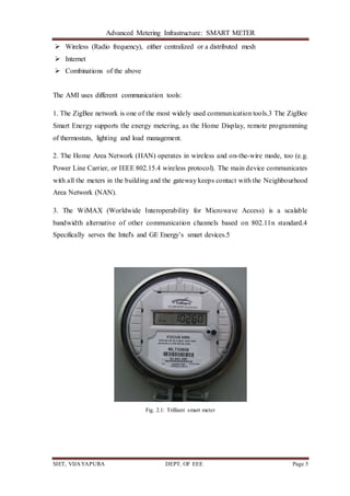 Advance Metering Infrastructure:Smart Meter | DOCX