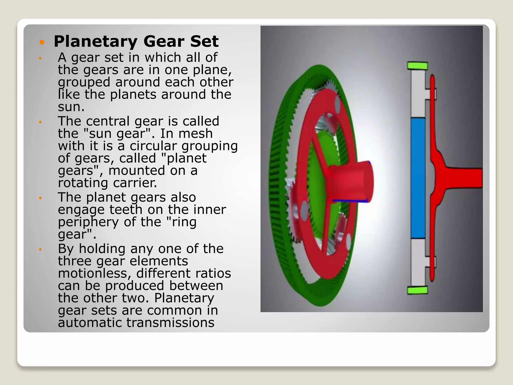 Study of Infinitely Variable Transmission | PPTX
