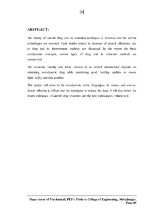 aircraft drag reduction | DOCX