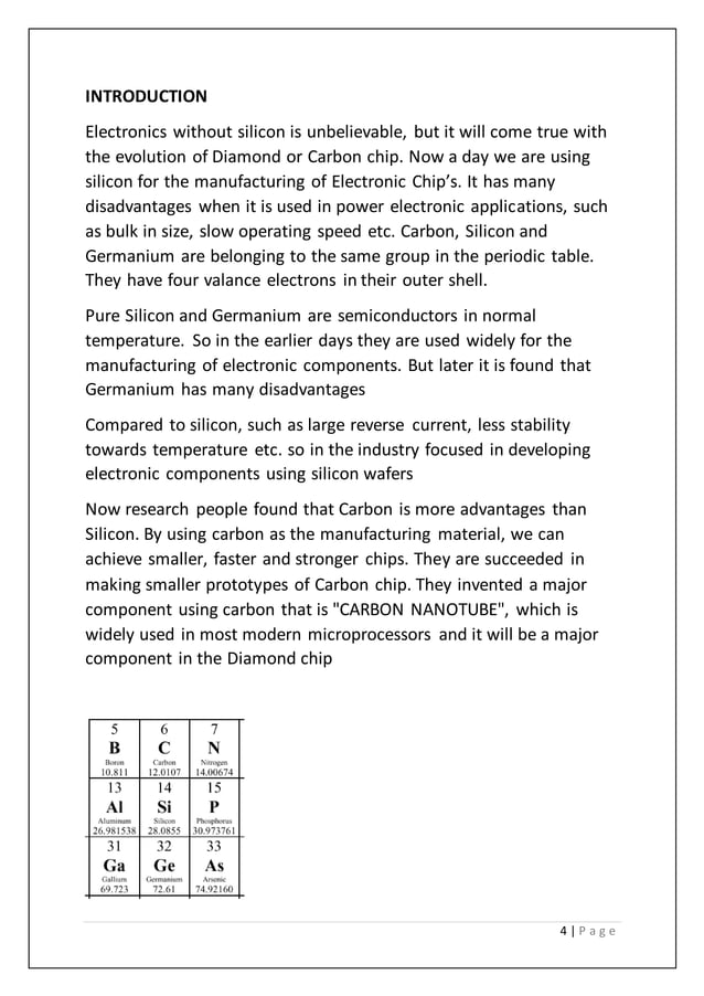 Diamond Chip Technology | DOCX