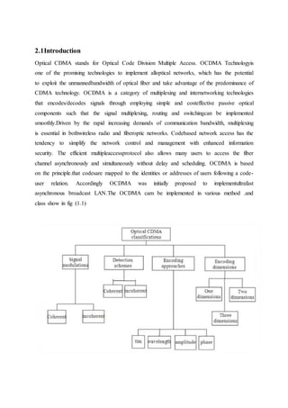 Seminar report OCDMA SYSTEM | DOCX