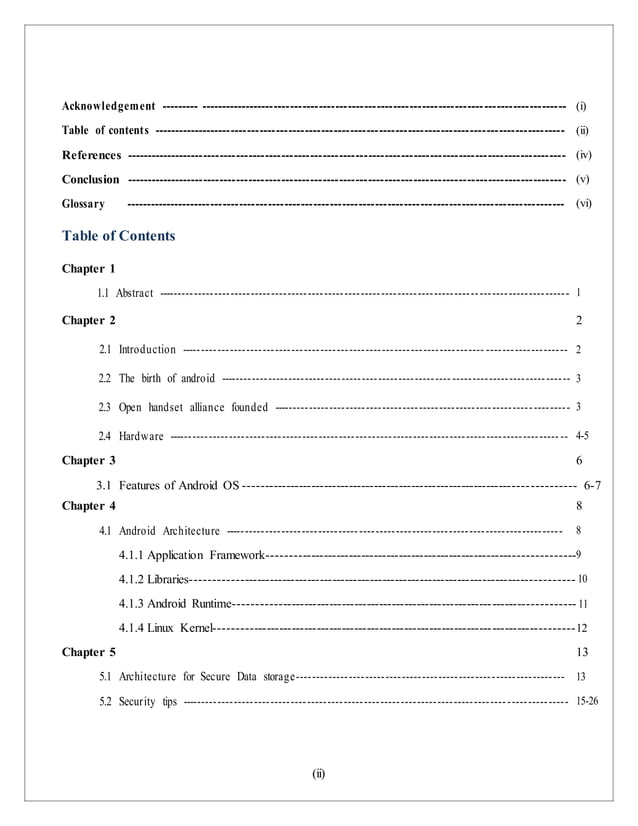 Android Operating System Pdf