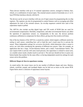 Seminar Report - Capacitive Sensors | DOCX