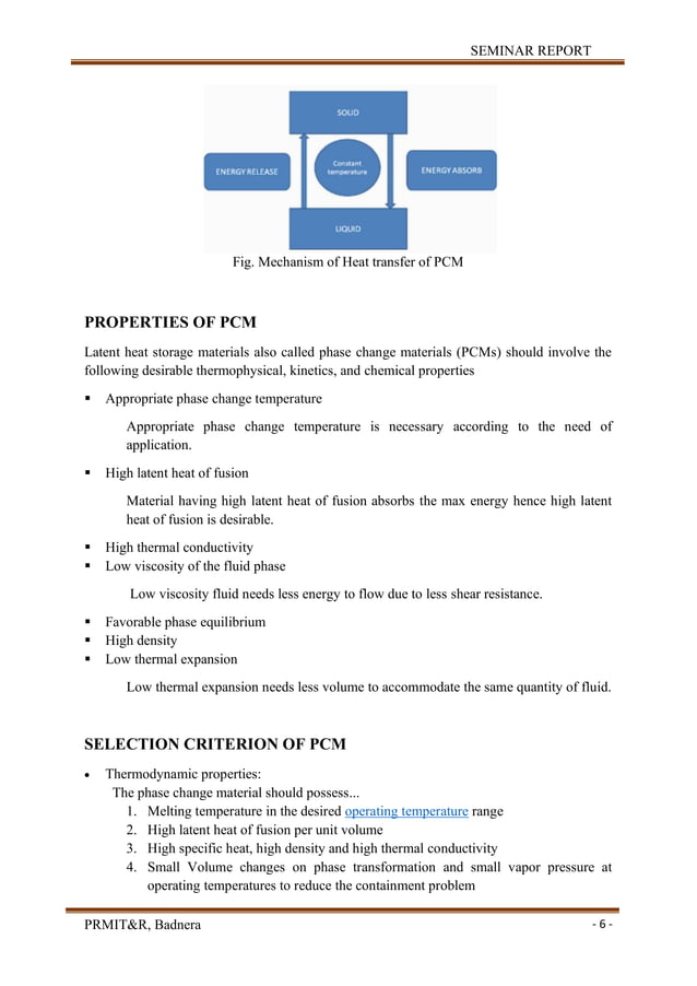 Seminar Report - Phase Change Material (PCM).pdf