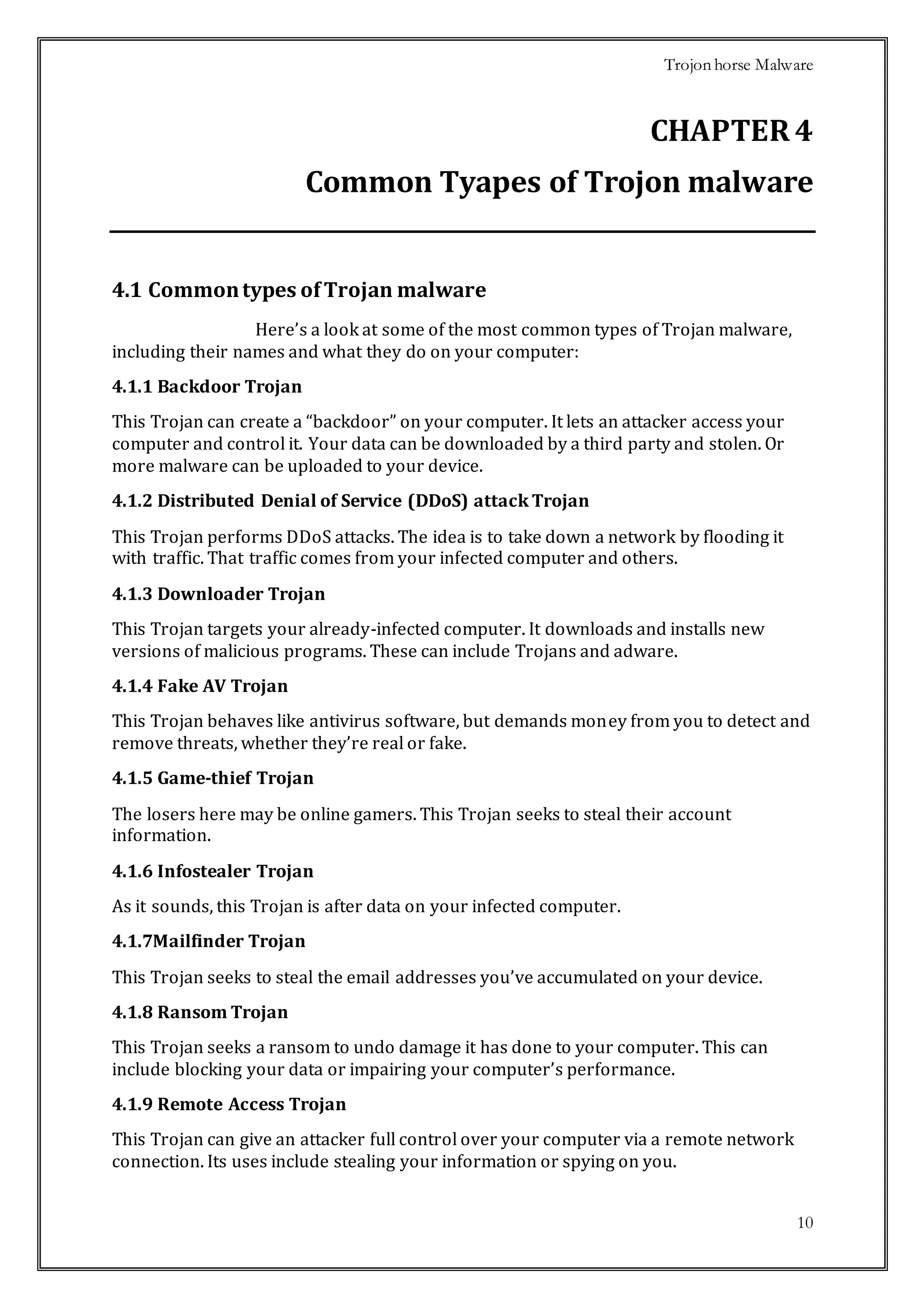 trojon horse Seminar report | DOCX