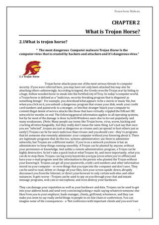 trojon horse Seminar report | DOCX