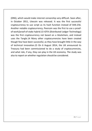 Introduction To CryptoCurrency | PDF