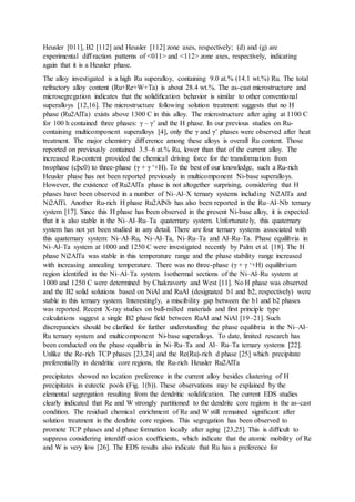 Observation of Ru-rich Heusler phase in UM-F13 Ni-based superalloy | PDF