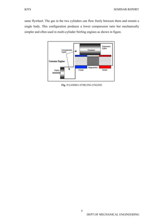 SOLAR STIRLING ENGINE seminar report | PDF