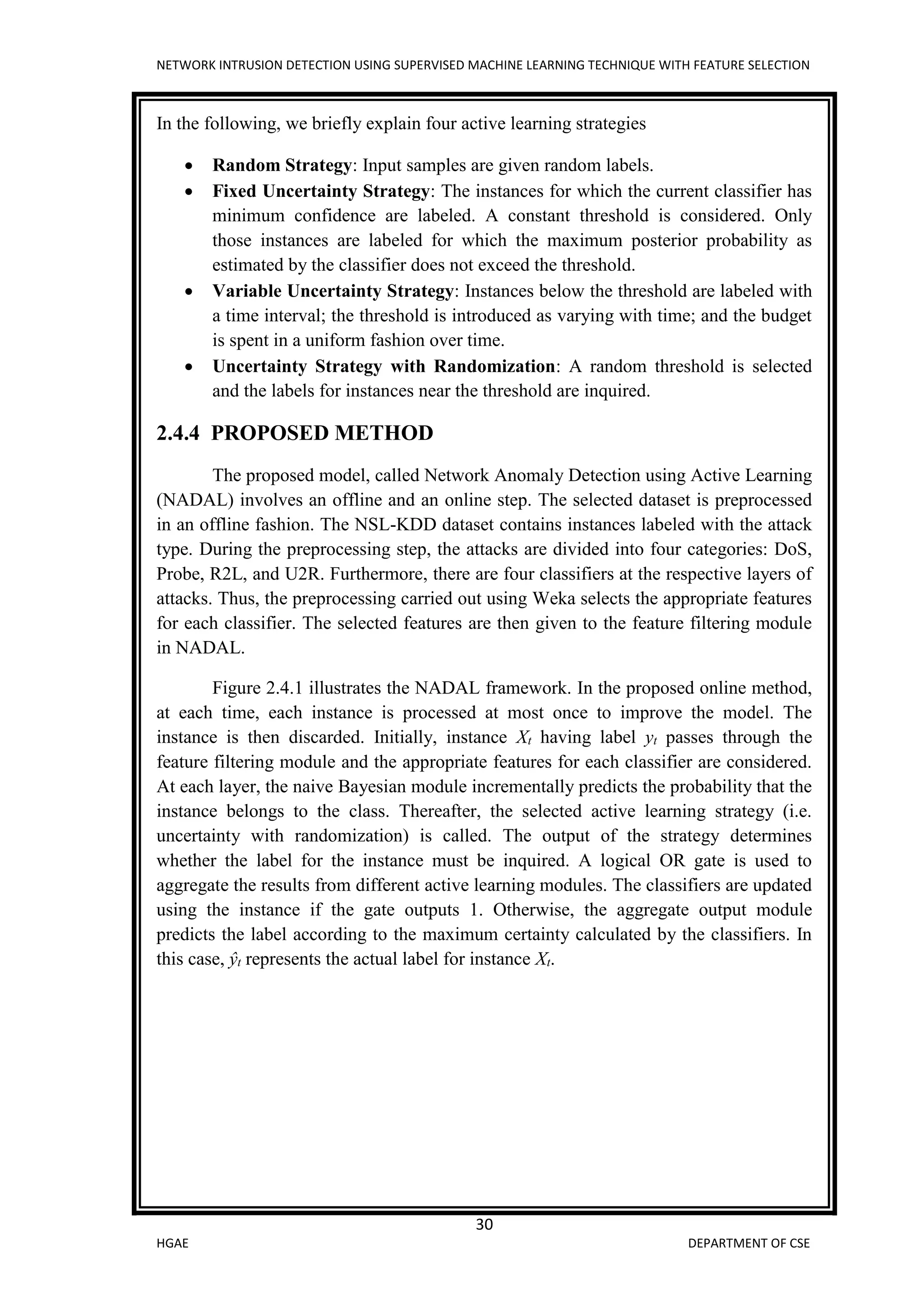 Seminar Report | Network Intrusion Detection using Supervised Machine Learning Technique with ...