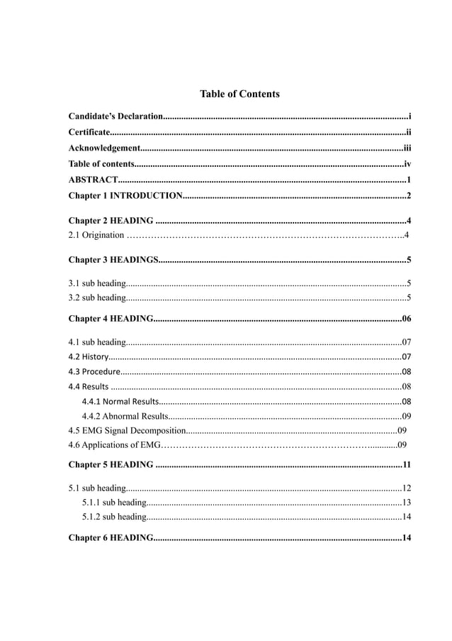 Seminar report format b.tech