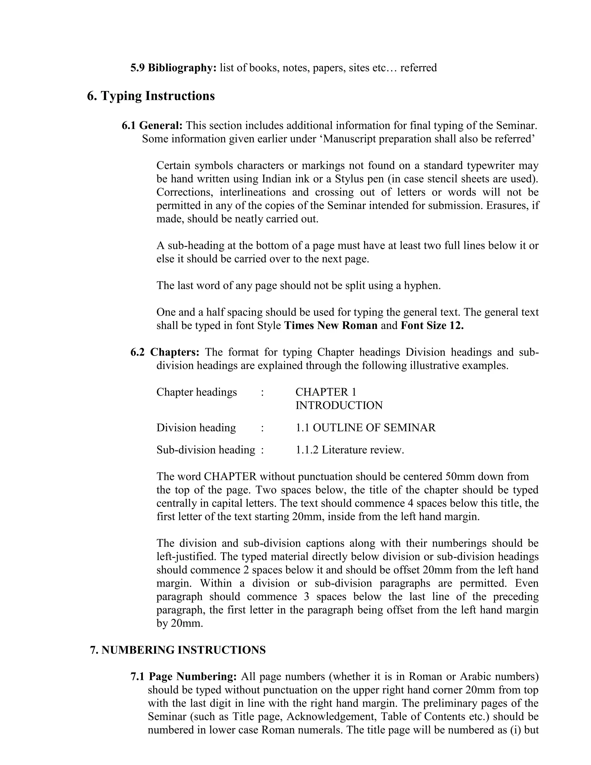 Seminar report guidelines1 | DOC
