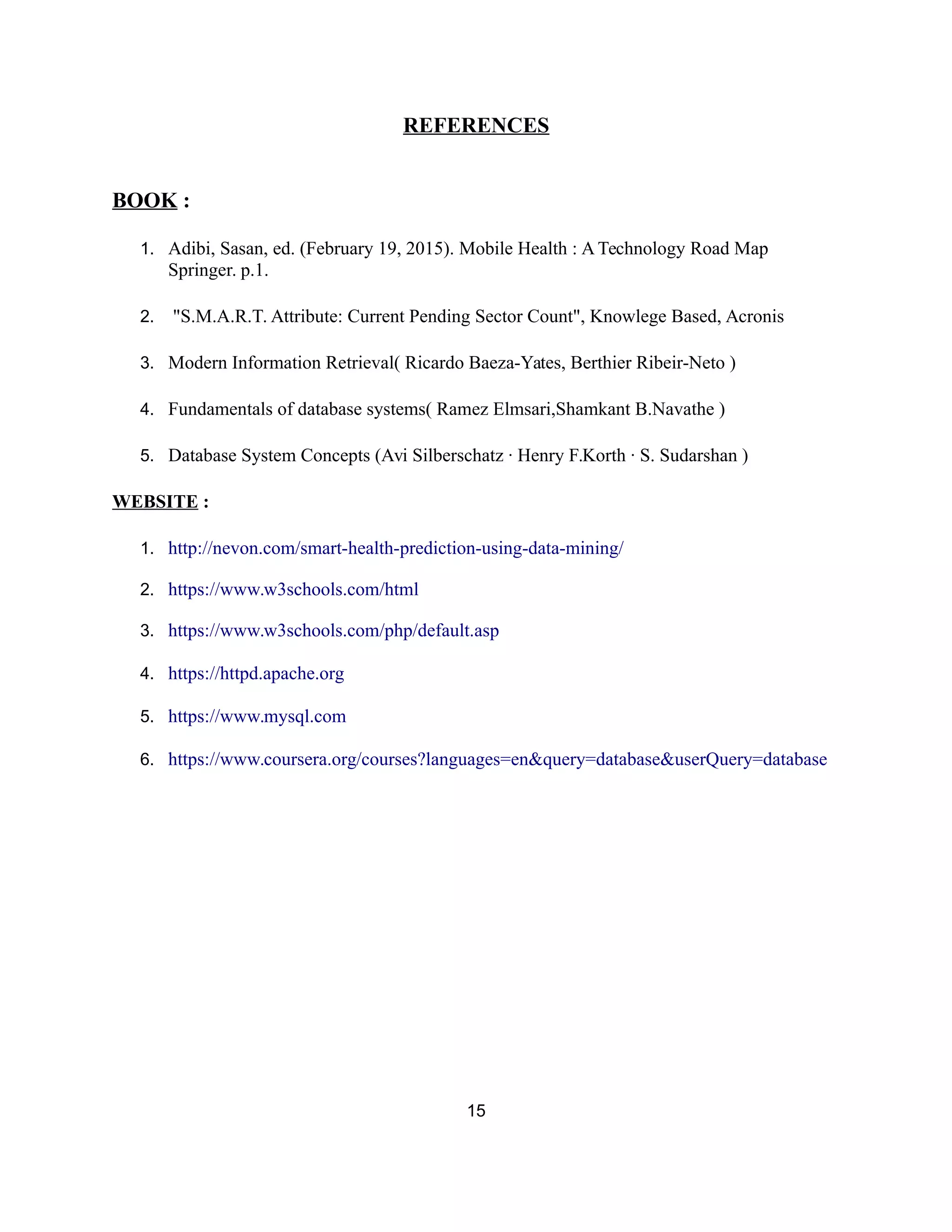 Smart Health Prediction Report | PDF