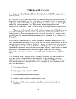 Smart Health Prediction Report | PDF