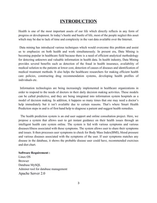 Smart Health Prediction Report | PDF