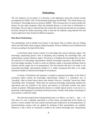 Seminar report SMART HEALTH PREDICTION | PDF