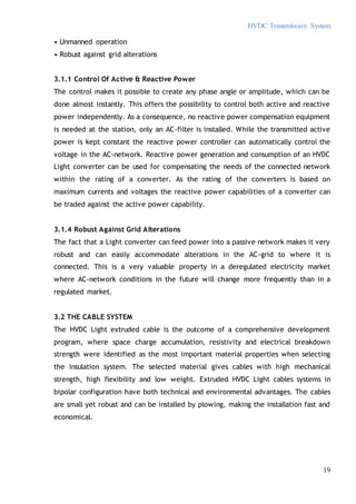 High Voltage Direct Current Transmission System Report | DOCX