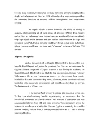Seminar report of optical ethernet | DOC