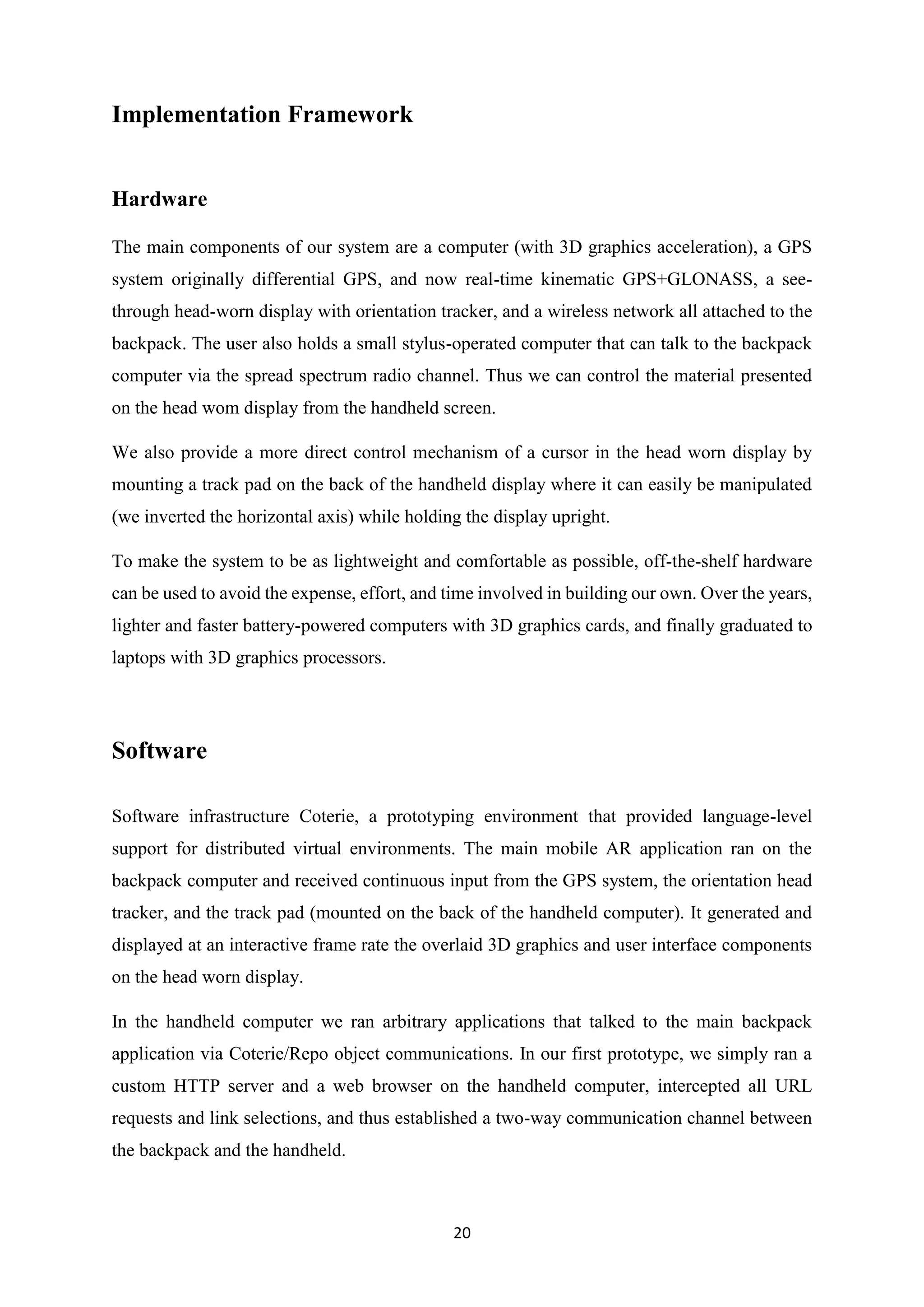 Seminar report on augmented and virtual reality | PDF