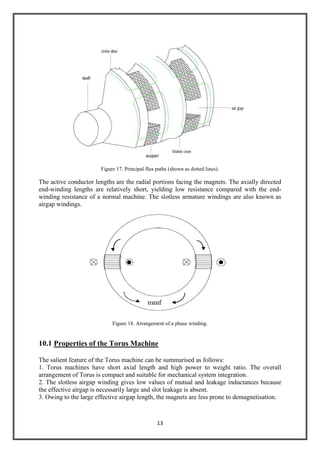 Seminar report on axial field electrical machine | DOCX