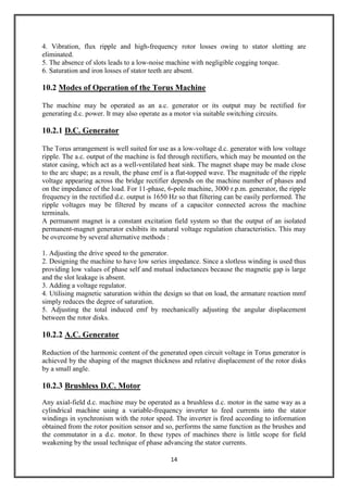 Seminar report on axial field electrical machine | DOCX