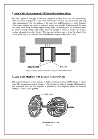 Seminar report on axial field electrical machine | DOCX