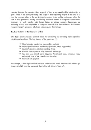 Seminar report on blue eyes | DOCX
