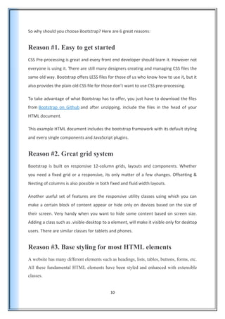 Bootstrap responsive design | DOC