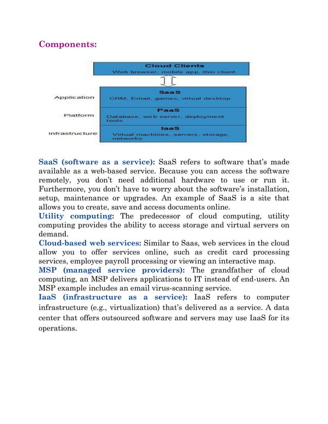 Seminar report on cloud computing | PDF