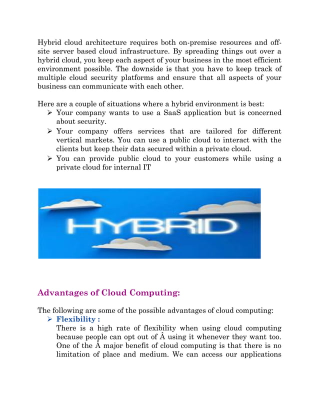 Seminar report on cloud computing | PDF