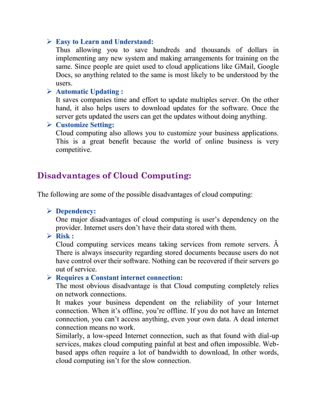 Seminar report on cloud computing | PDF