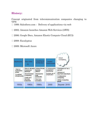 Seminar report on cloud computing | PDF