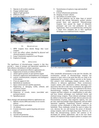 Seminar report on directed energy weapons | PDF