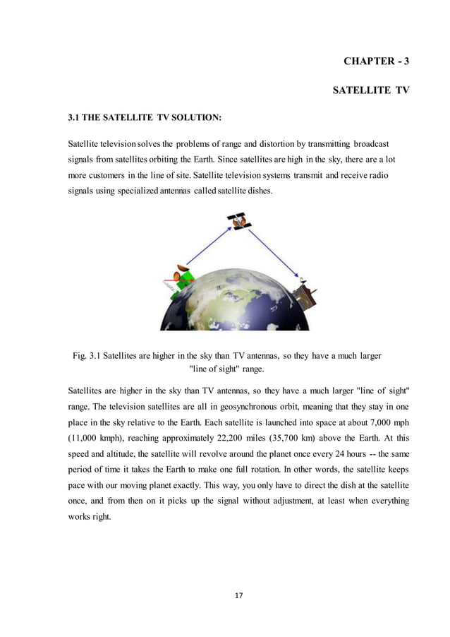 Seminar report on dth | PDF