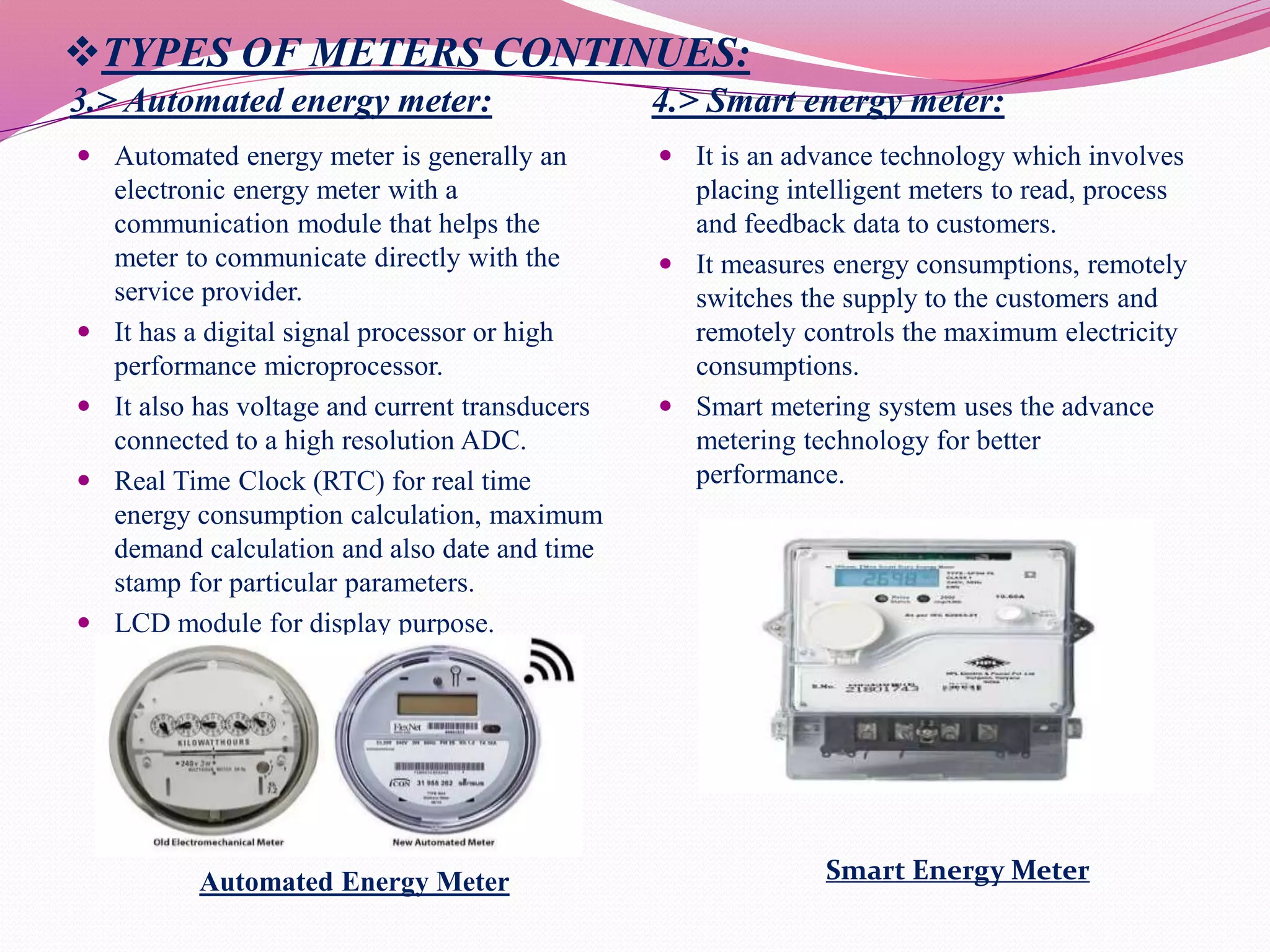 AUTOMATIC ENERGY METER READING SYSTEM FOR BILLING PURPOSE | PPTX
