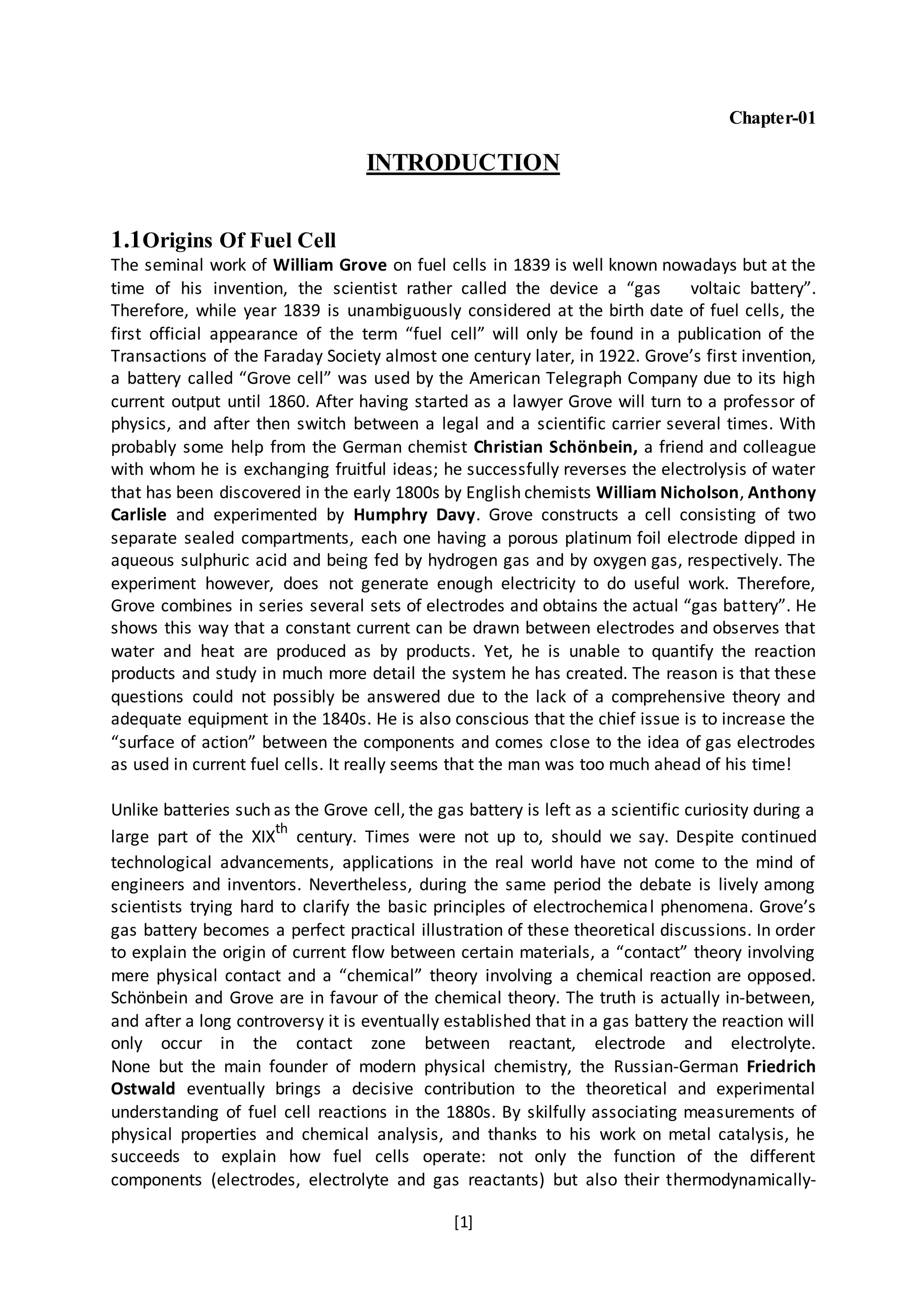 Seminar report on hydrogen fuel cell | DOCX