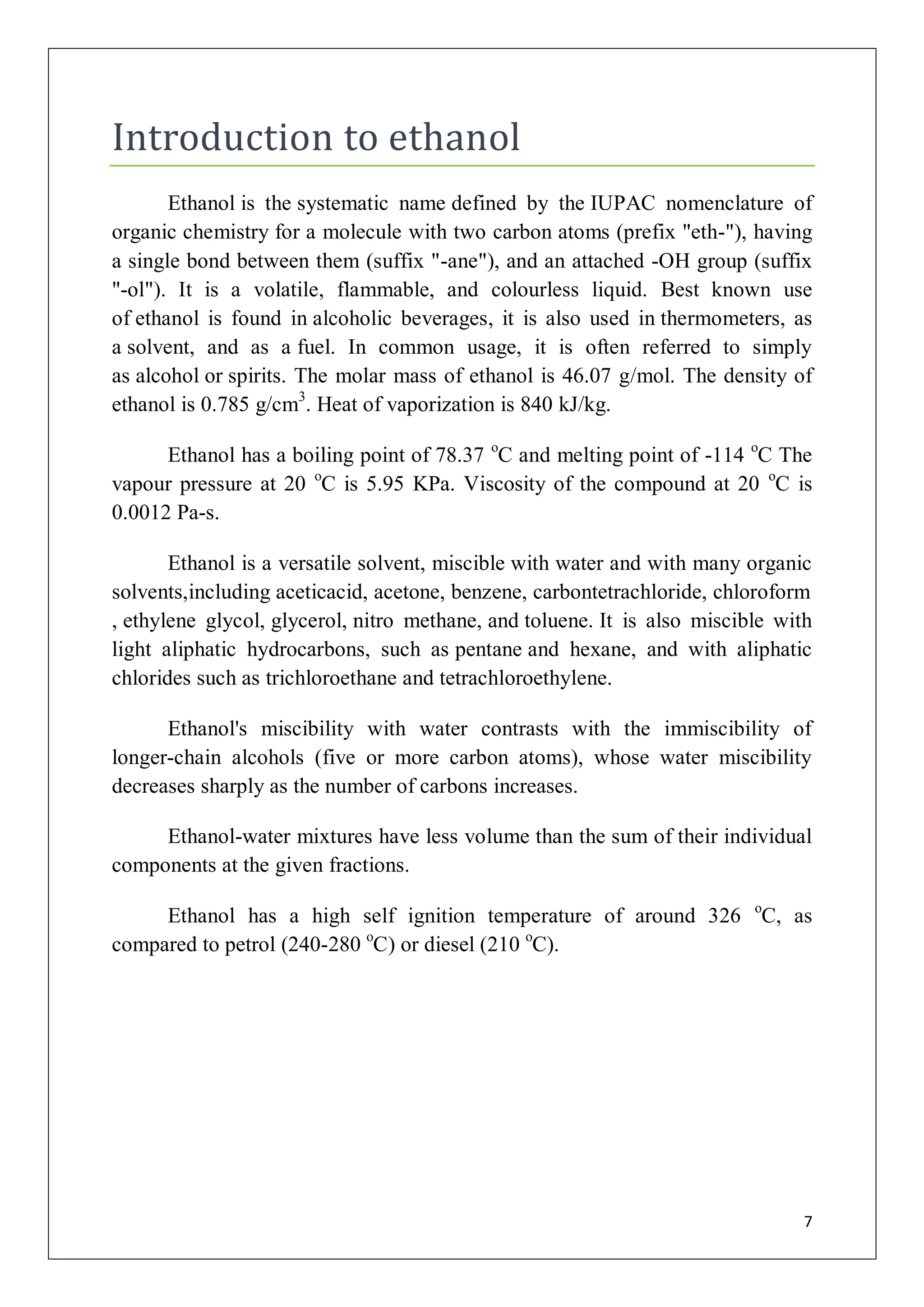 Seminar report on modifications for ethanol engines | PDF