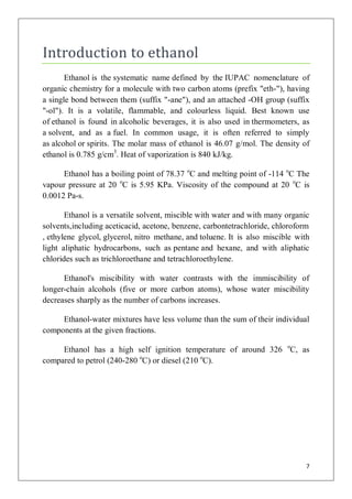 Seminar report on modifications for ethanol engines | PDF