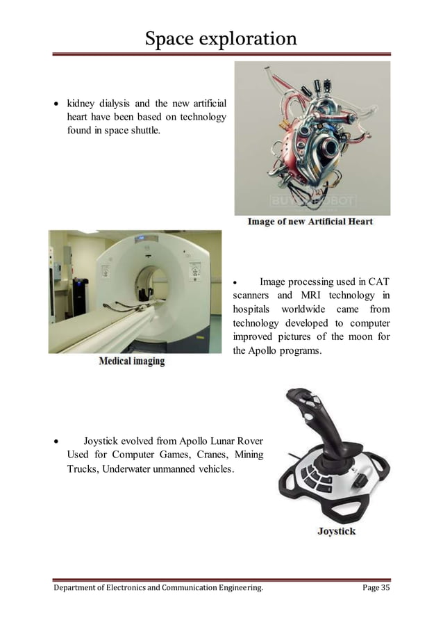 SEMINAR REPORT ON SPACE EXPLORATION. | DOCX | Physics | Science
