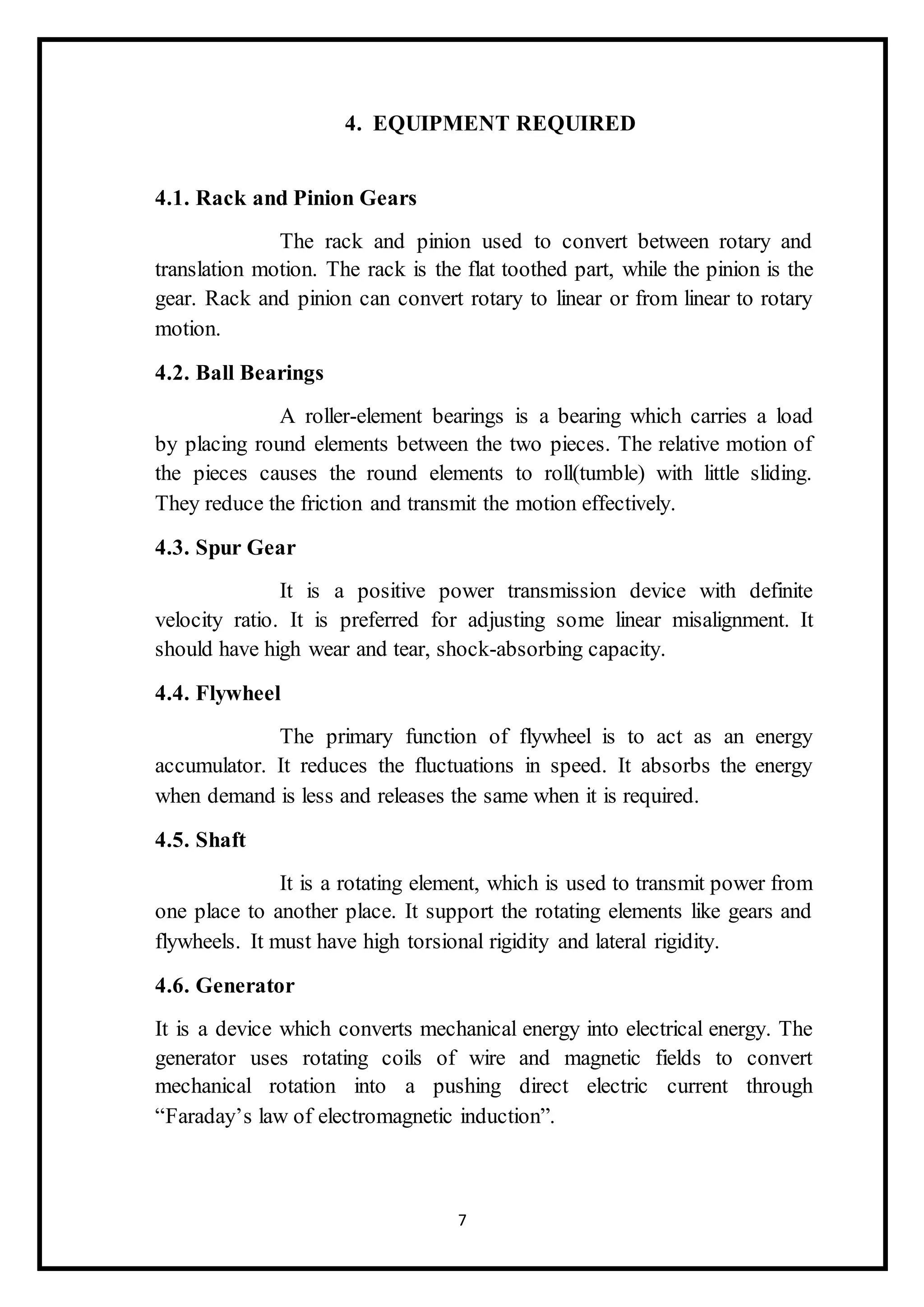 power generation through speed breakers | DOCX
