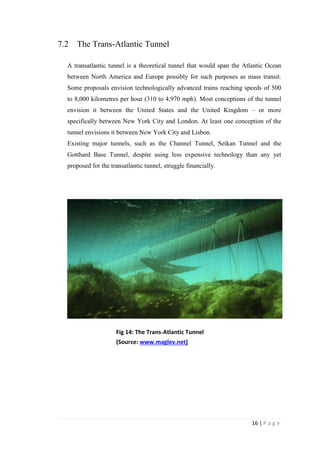 Seminar report on Vactrain | PDF