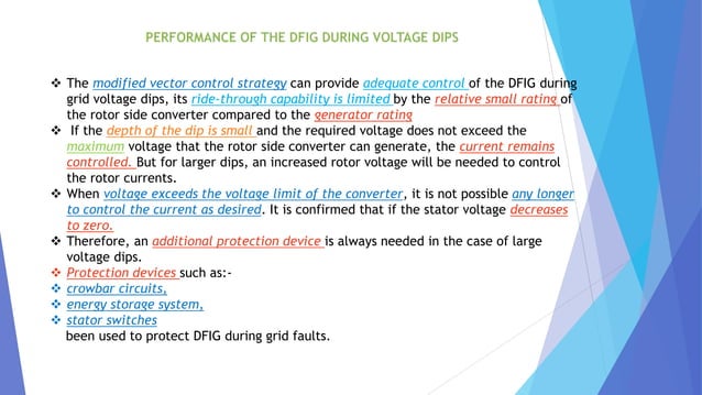 Improved Reactive Power Capability Of Grid Connected Doubly Fed
